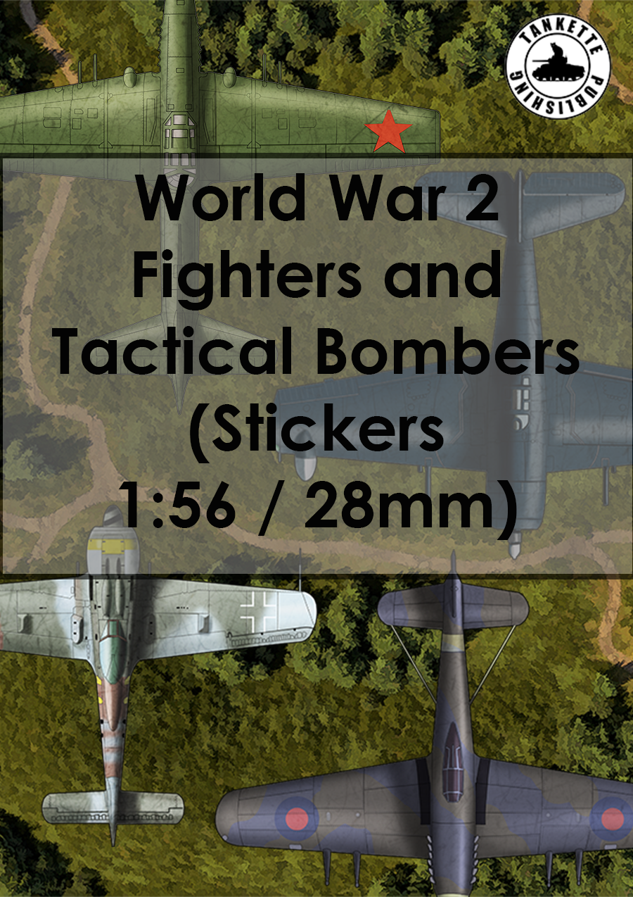 World War 2 Fighters and Tactical Bombers (Stickers 1:56 / 28mm ...