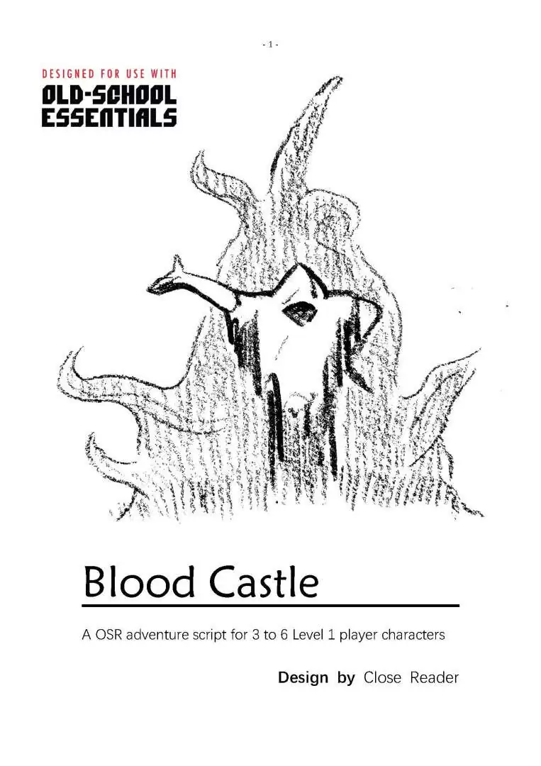 Blood Castle - Oriental Mandarin Legend | DriveThruRPG