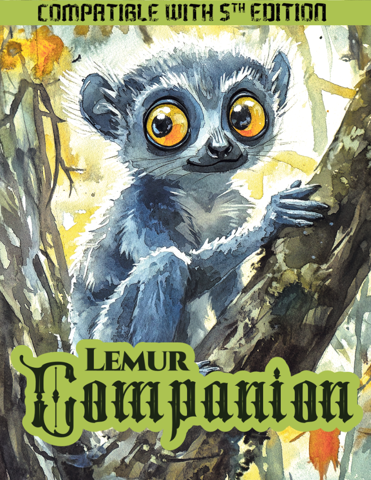 Lemur - A Unique Companion for 5e - A4 Play | Companion | DriveThruRPG