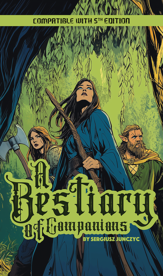 A Bestiary of Companions for 5e (Preview) - A4 Play | DriveThruRPG