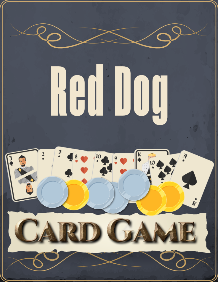 Red Dog Card Game - A4 Play | Card Games | DriveThruRPG