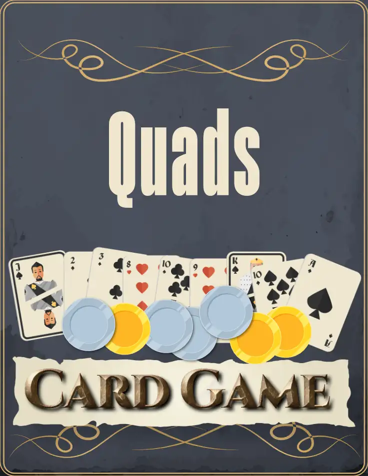 Quads Card Game - A4 Play | Card Games | DriveThruRPG