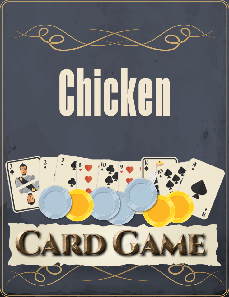 Chicken Card Game - A4 Play | Card Games | DriveThruRPG