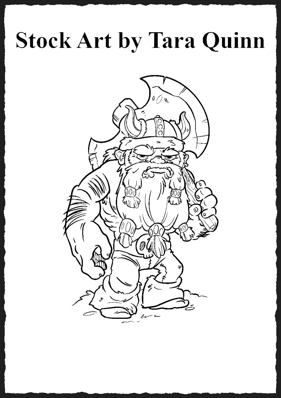 Barbarian - RPG Stock Art by Tara Quinn - BirdEnuf Books & Games ...