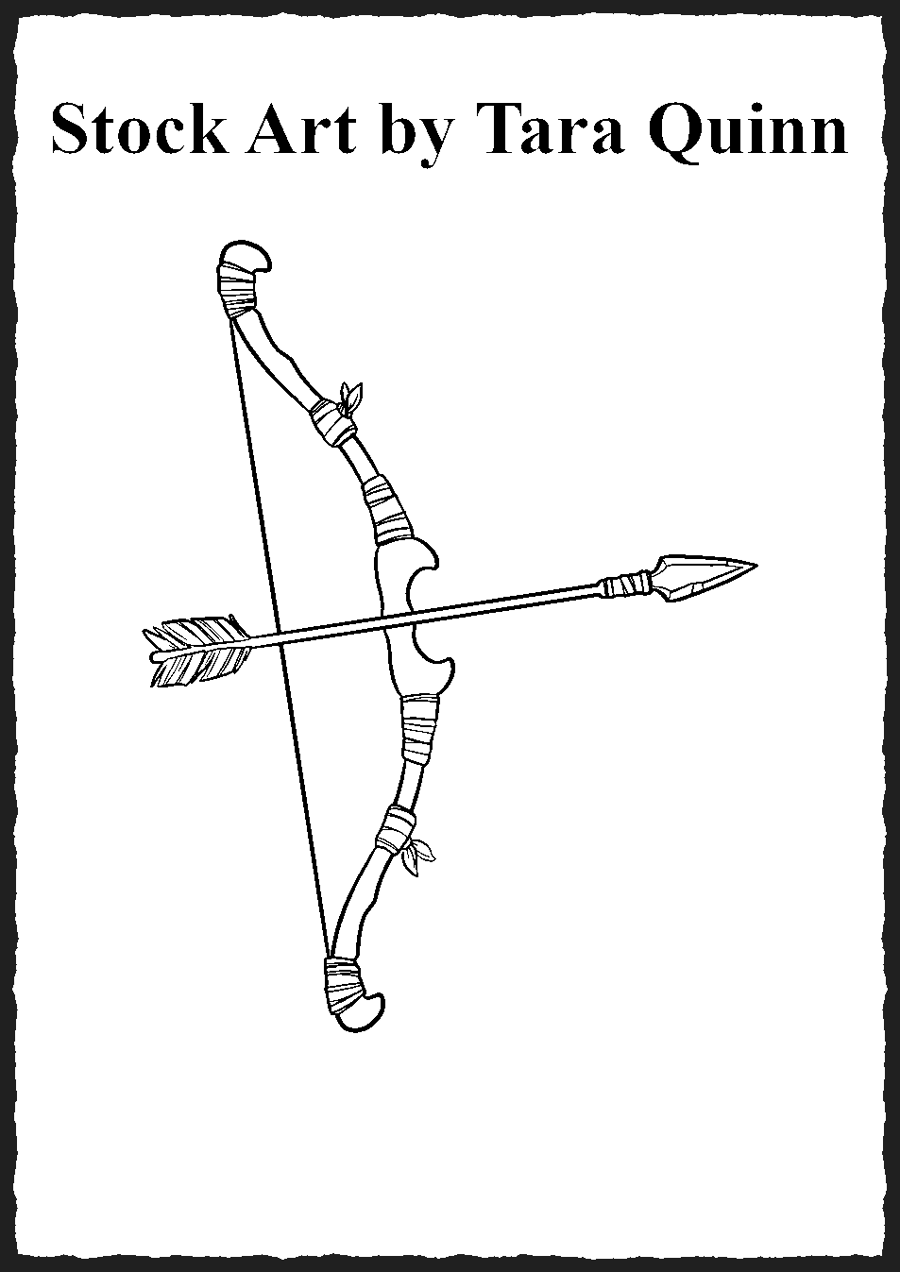 Shortbow - RPG Stock Art by Tara Quinn - BirdEnuf Books & Games ...