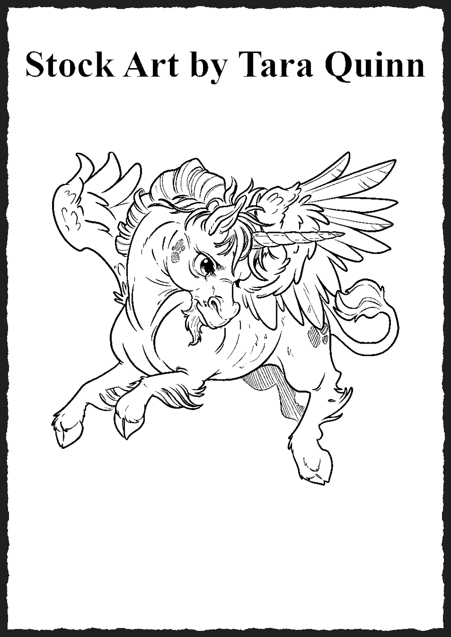 Alicorn - RPG Stock Art by Tara Quinn - BirdEnuf Books & Games ...