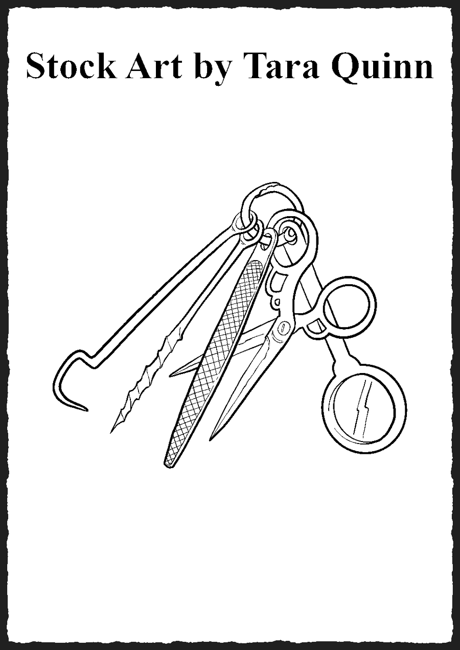 Thief Tools - RPG Stock Art by Tara Quinn - BirdEnuf Books & Games ...