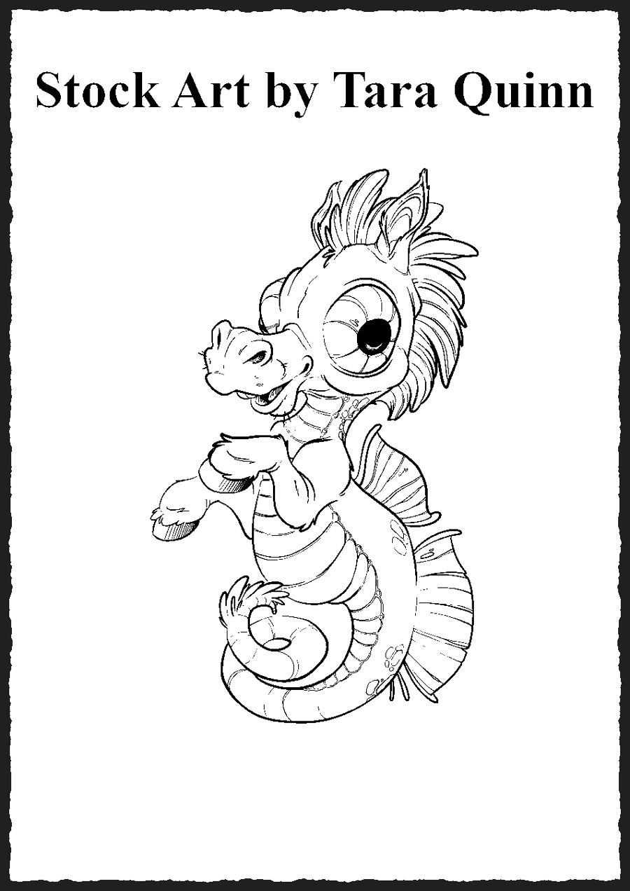 Seahorse - RPG Stock Art by Tara Quinn - BirdEnuf Books & Games ...
