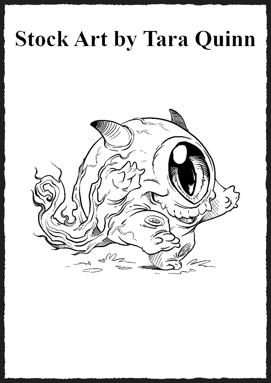 Eye Demon - RPG Stock Art by Tara Quinn - BirdEnuf Books & Games ...