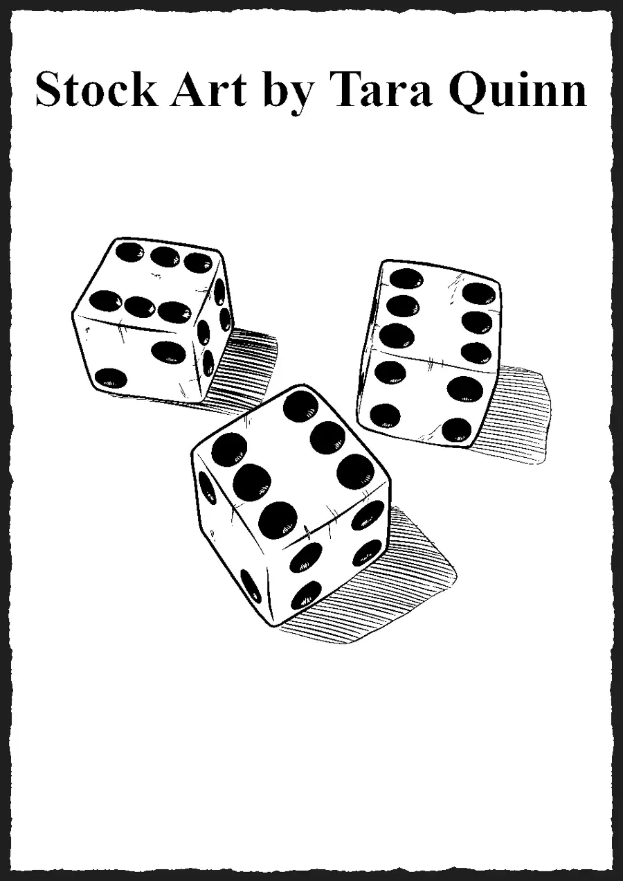 3d6 Dice - RPG Stock Art by Tara Quinn - BirdEnuf Books & Games ...