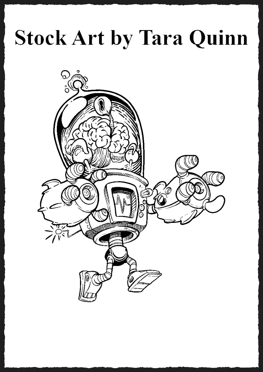 Brainbot - Sci-Fi Stock Art by Tara Quinn - BirdEnuf Books & Games ...