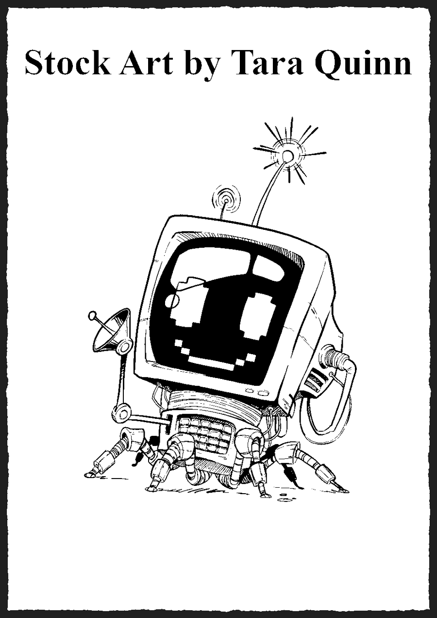 Computron - Sci-Fi Stock Art by Tara Quinn - BirdEnuf Books & Games ...