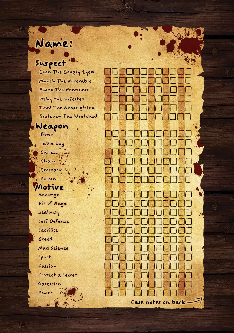 Murder Mystery Headquarters: A Case of Deja Vu, Extra Mystery Sheet ... Murder Mystery Headquarters: A Case of Deja Vu, Extra Mystery Sheet ...
