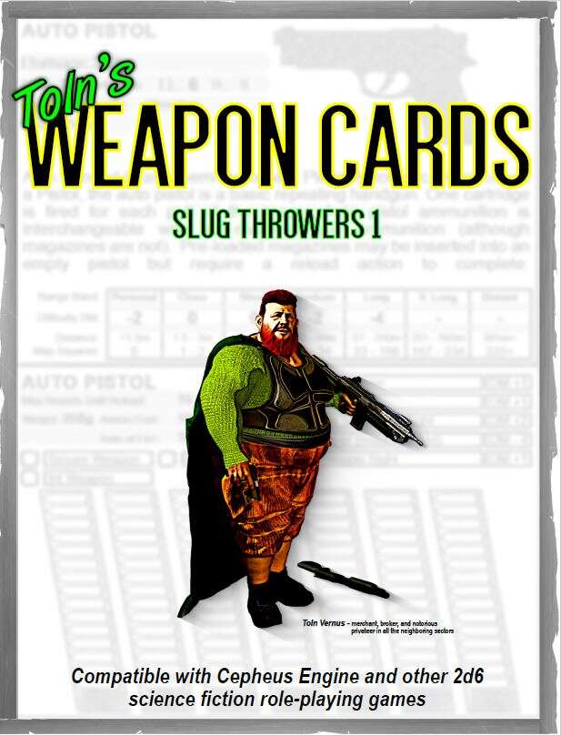 Toln's Weapon Cards - Slug Throwers 1 - PCH Media Productions ...