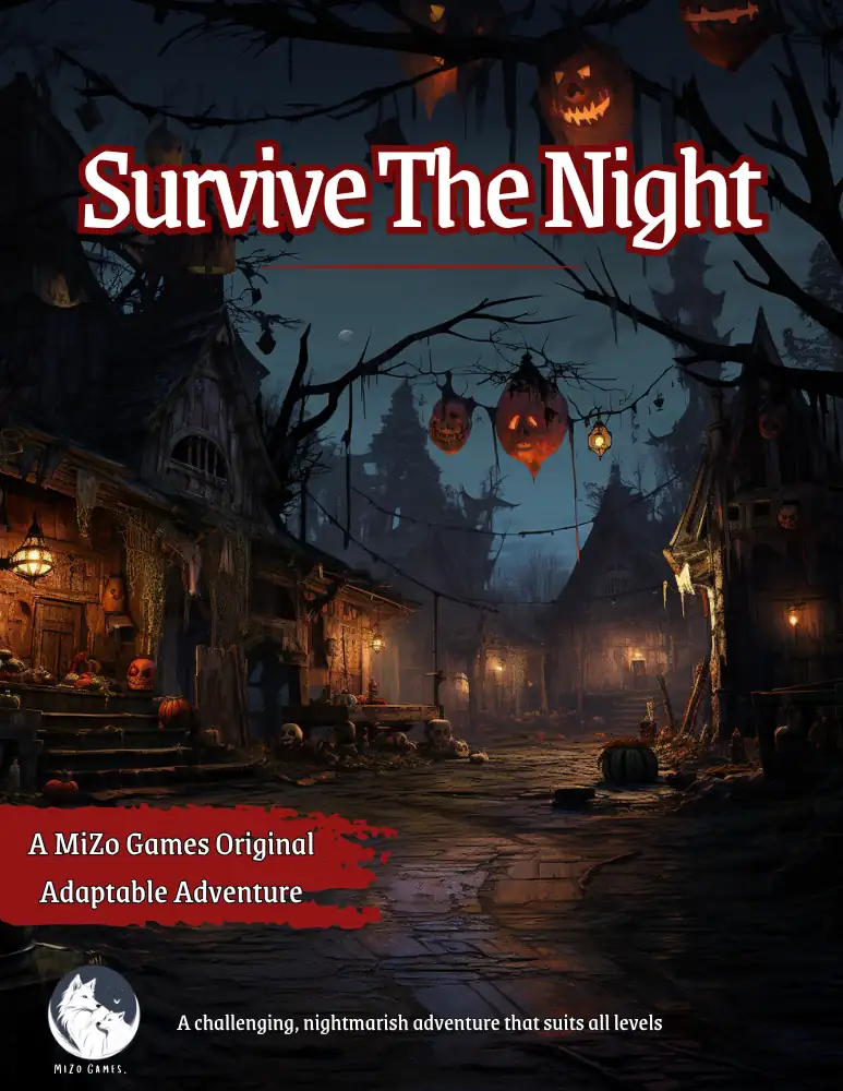 Survive The Night In Velmarno City (5e Adaptable Adventure) - MiZo Games | DriveThruRPG