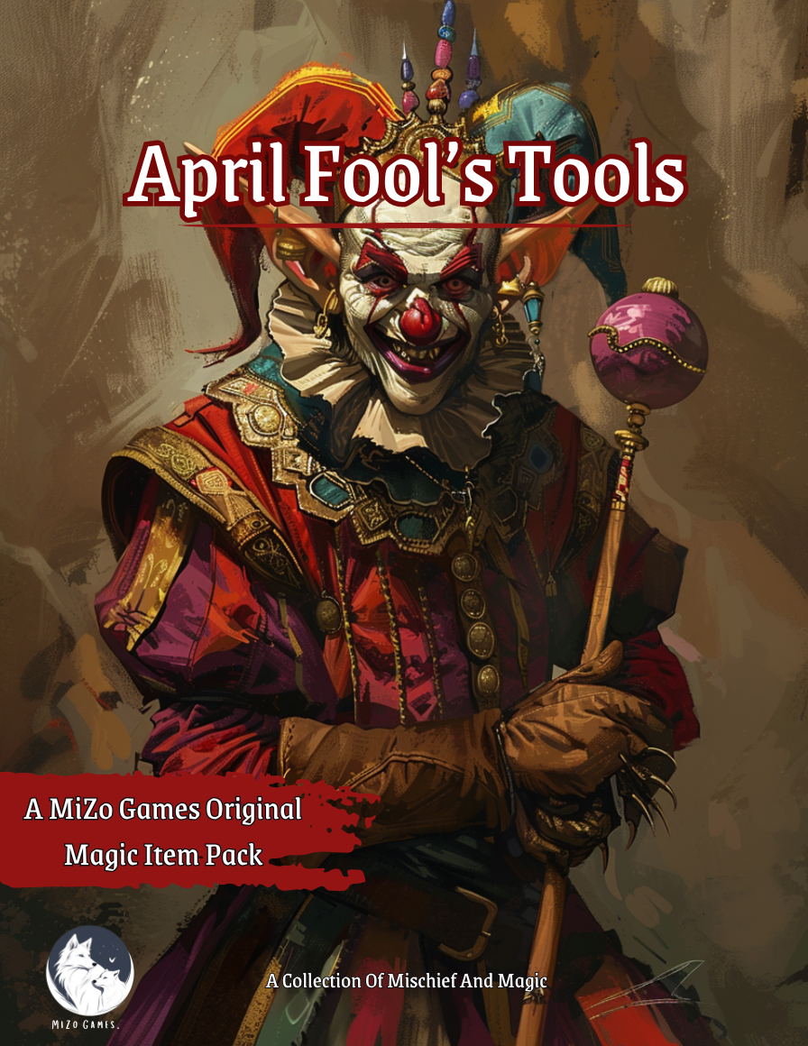 April Fool's Tools (5e Item Pack) - MiZo Games | DriveThruRPG