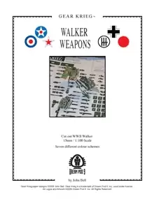 Gear Krieg Card Model: Walker Weapons - Runestone Entertainment | Gear ...