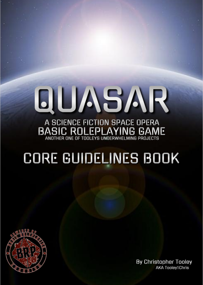 QUASAR SCIENCE FICTION ROLEPLAYING - Christopher Tooley | DriveThruRPG