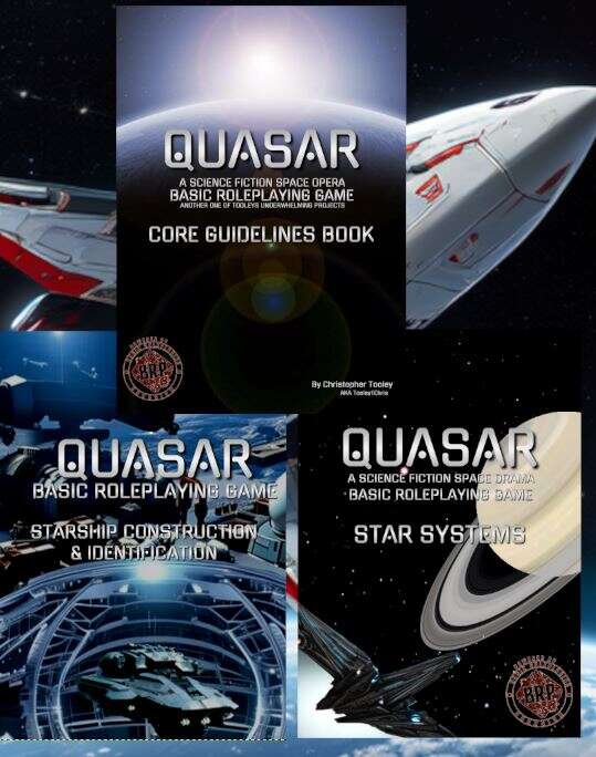 QUASAR TRILOGY digital [BUNDLE] - Christopher Tooley | DriveThruRPG