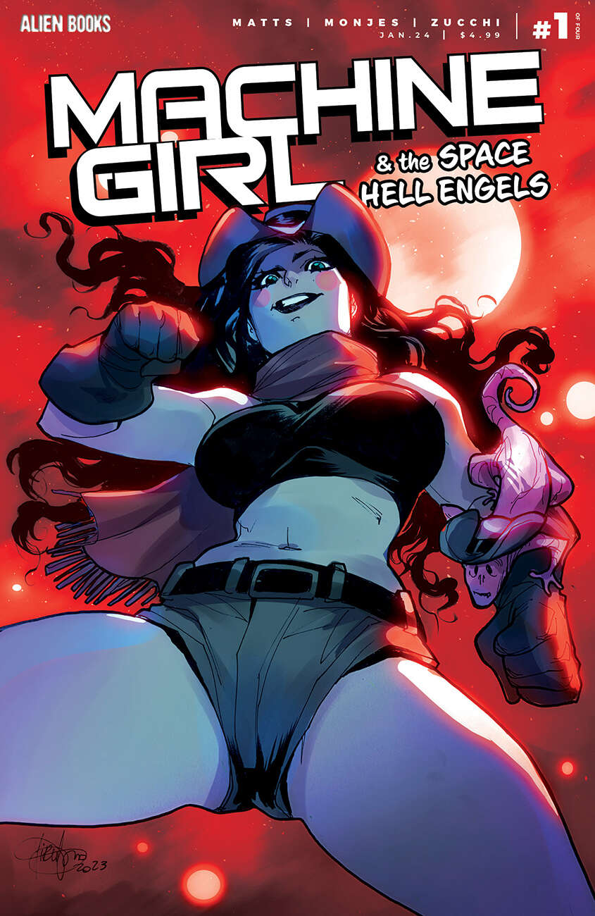 Machine Girl & the Hell Space Engels #1 (of 4) - Alien Books | DriveThruRPG