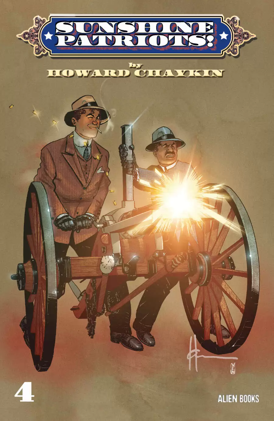 Sunshine Patriots! #4 (of 4) - Alien Books | DriveThruRPG