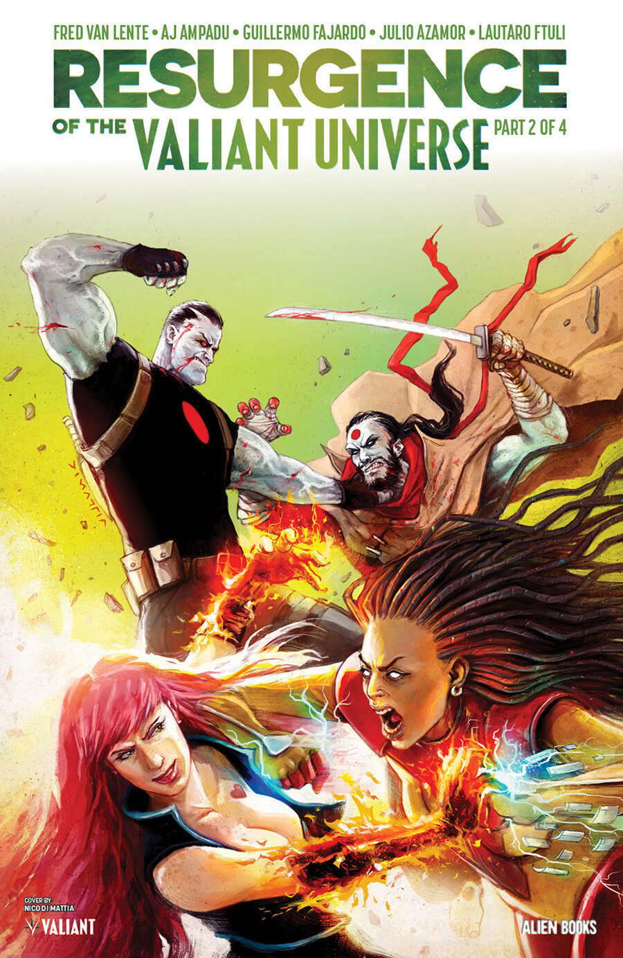 Resurgence of the Valiant Universe #2 - Alien Books | DriveThruRPG