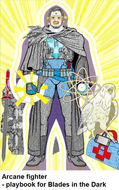 Playbook "Arcane fighter" for "Blades in the Dark" - DMDU | DriveThruRPG