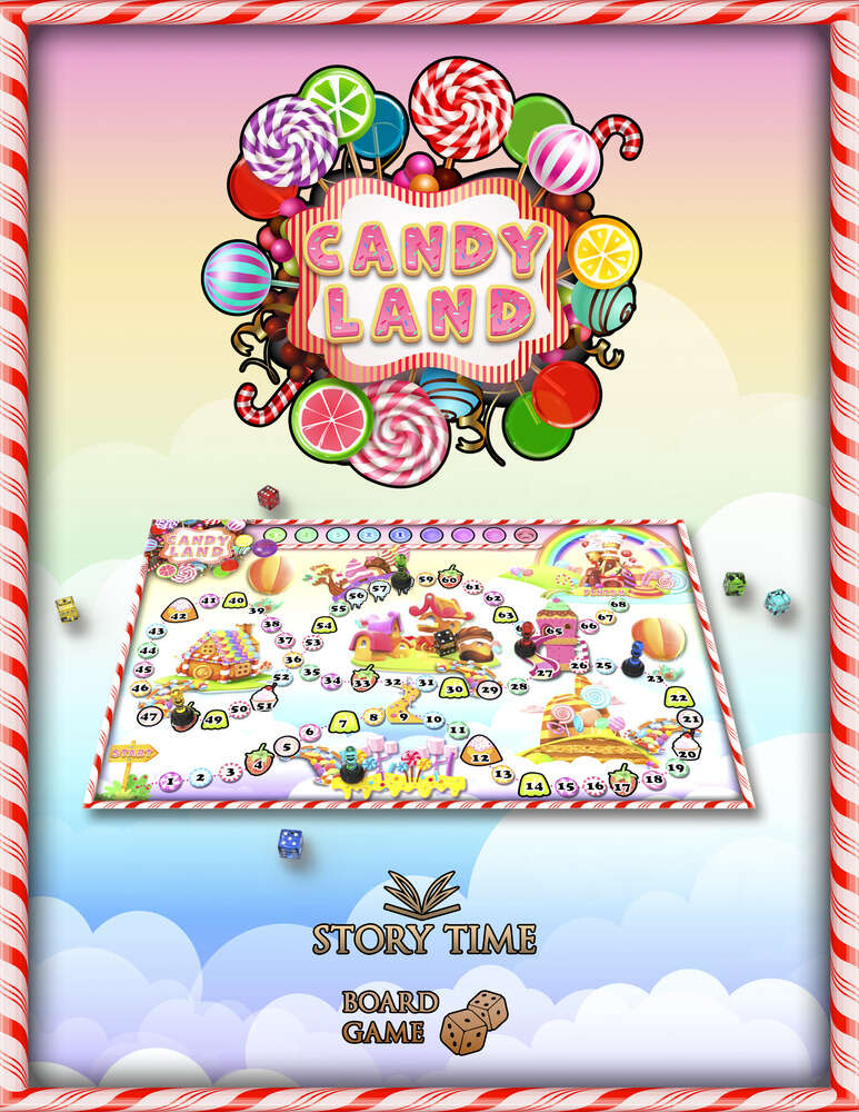 CandyLand Printable Board Game - StoryTimeGames | DriveThruRPG