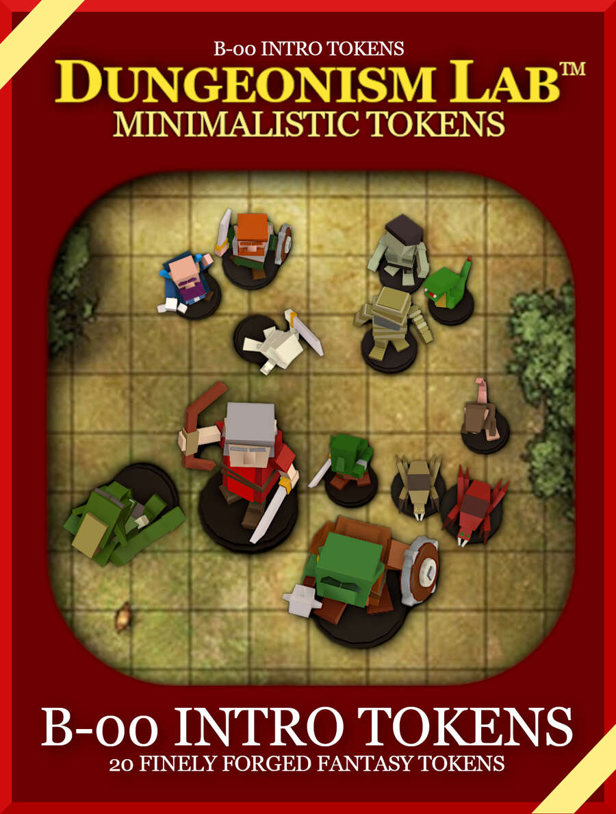 B00 - Intro Tokens - dungeonismlab | TOKENS | DriveThruRPG