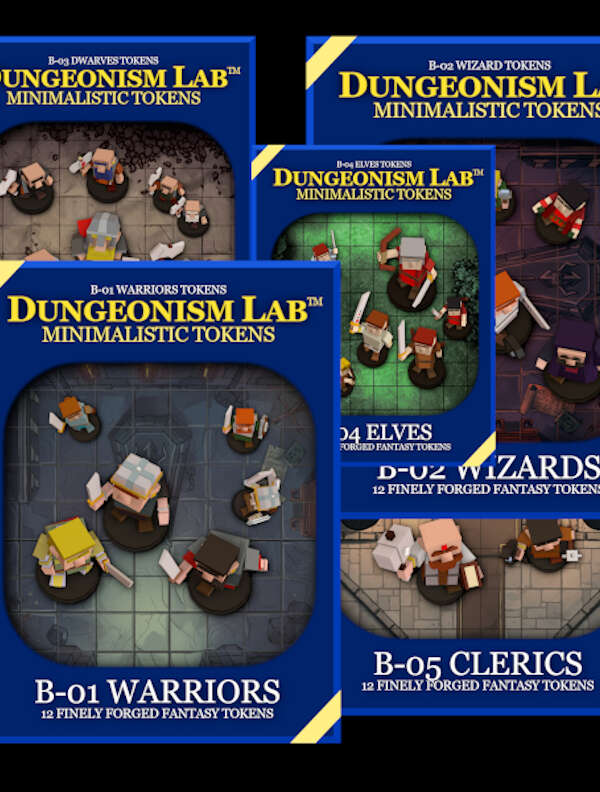 Characters Tokens 1 [BUNDLE] - dungeonismlab | TOKENS | SPECIAL DEALS ...