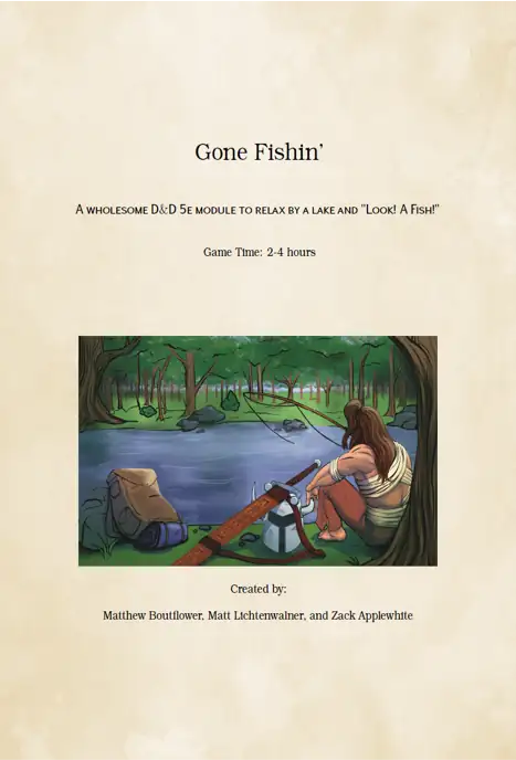 Gone Fishin' - Valhalla Comics | DriveThruRPG