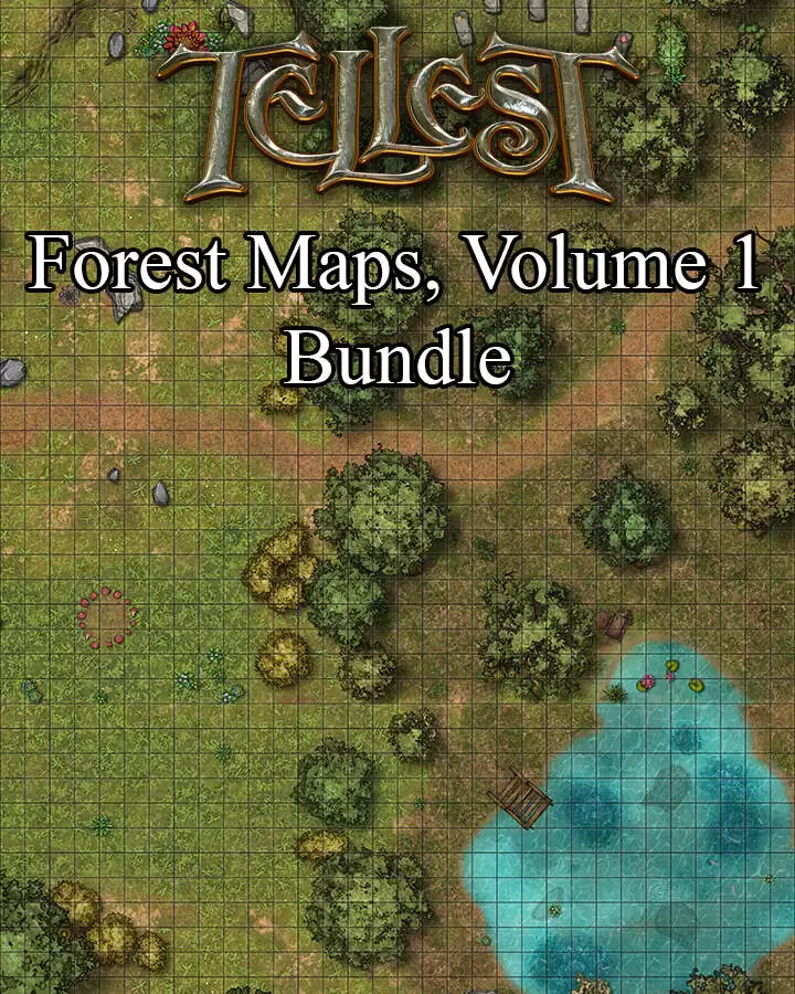 Forest Maps Volume 1 [bundle] Tellest Drivethrurpg