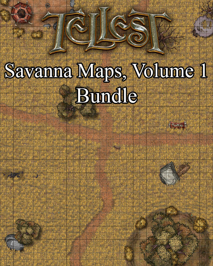 Savanna Maps, Volume 1 [BUNDLE] - Tellest | DriveThruRPG