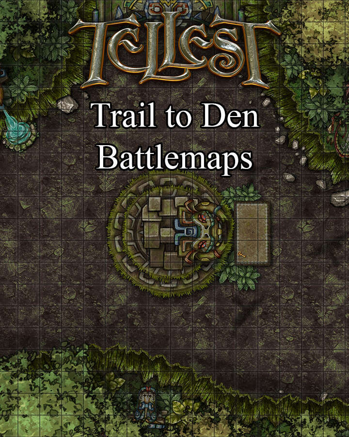 Trail to Den Battlemap - Tellest | DriveThruRPG