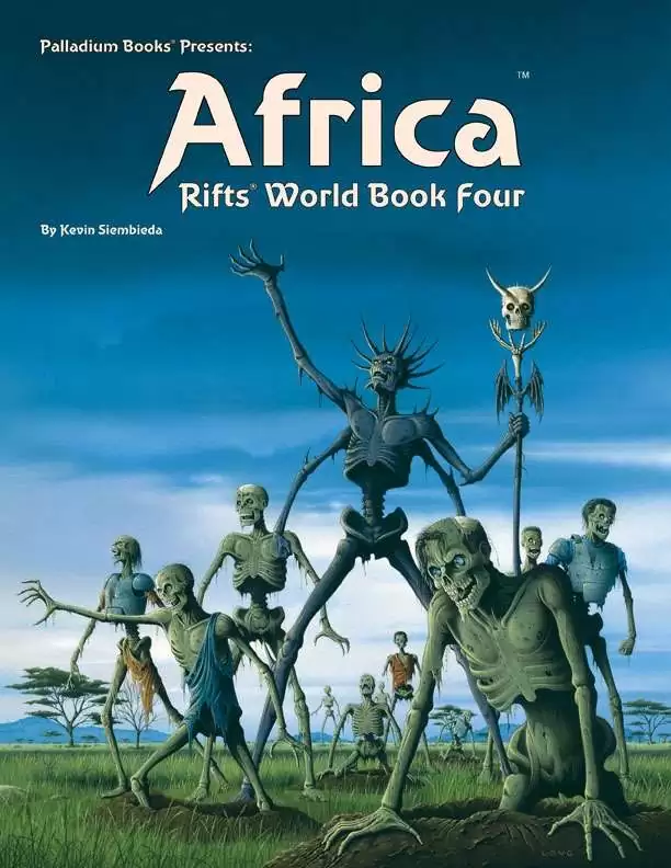 Rifts® World Book Four: Africa™ - Kevin Long Cover - Palladium Books ...