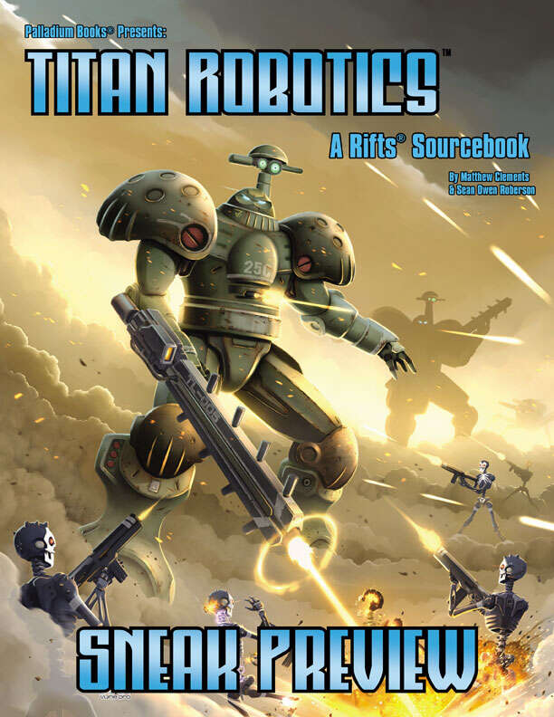 Rifts® Titan Robotics™ Sneak Preview - Palladium Books | Rifts ...