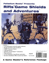 Rifts® Game Shields and Adventures - Palladium Books | Rifts | DriveThruRPG