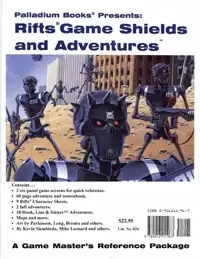 Rifts® Game Shields and Adventures - Palladium Books | Rifts | DriveThruRPG