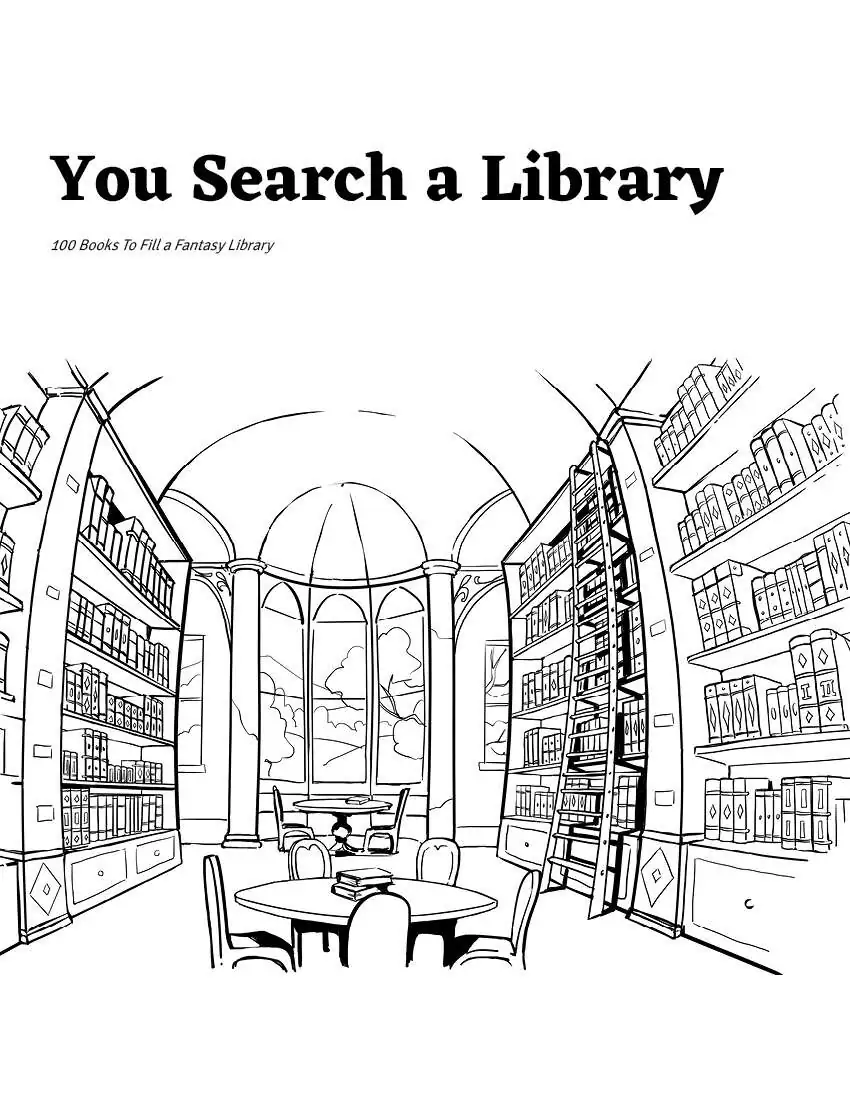 You Search a Library - Mellow Golem Games | DriveThruRPG