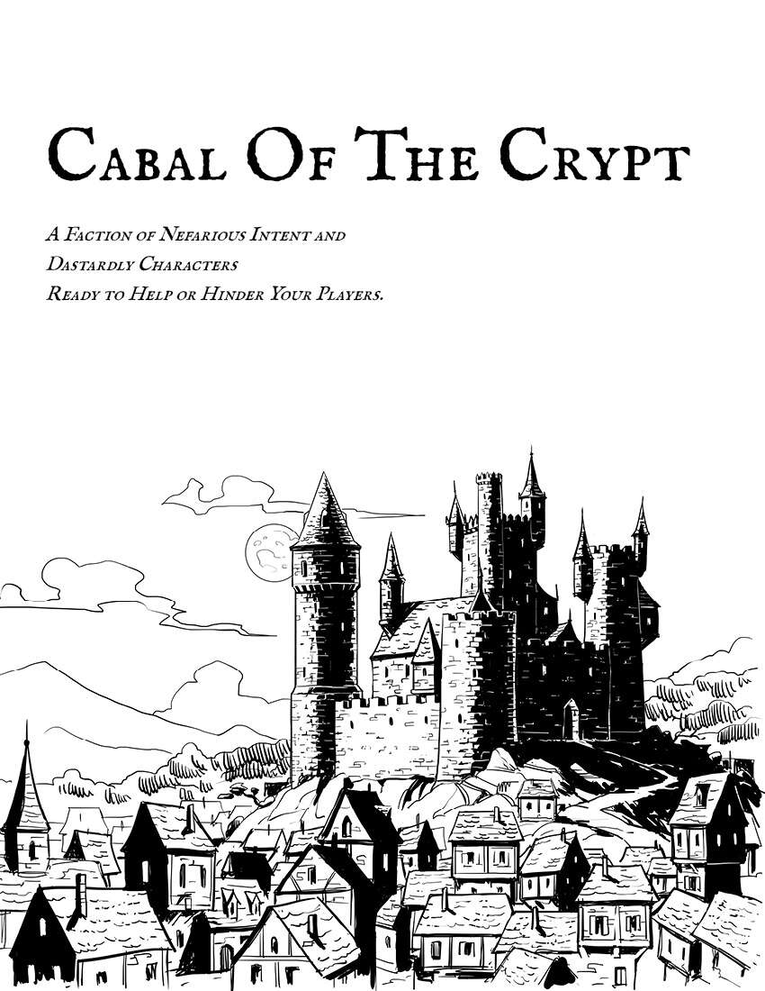 The Cabal Of The Crypt - Mellow Golem Games | DriveThruRPG