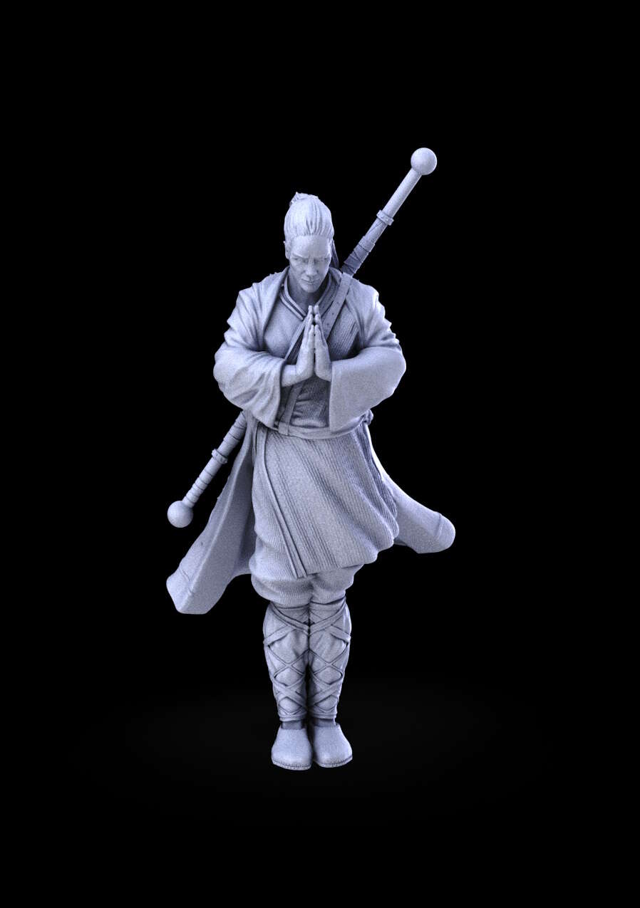 Chinese Qing Dynasty Martial Artist Hero STL Files (Yuxin, Rain's ...