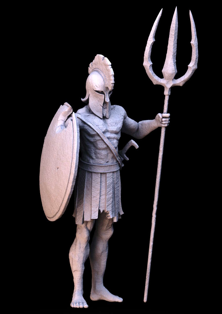 Greek Colossus STL Files (The Colossus of Delphos) - Three Sails ...