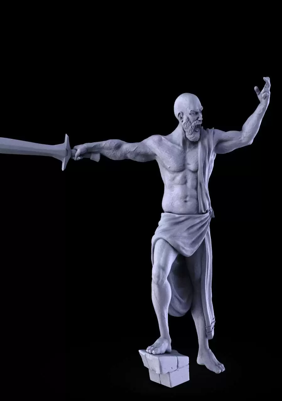 Greek City States Warrior Poet STL Files (Eudorus, Elect of Delphos ...