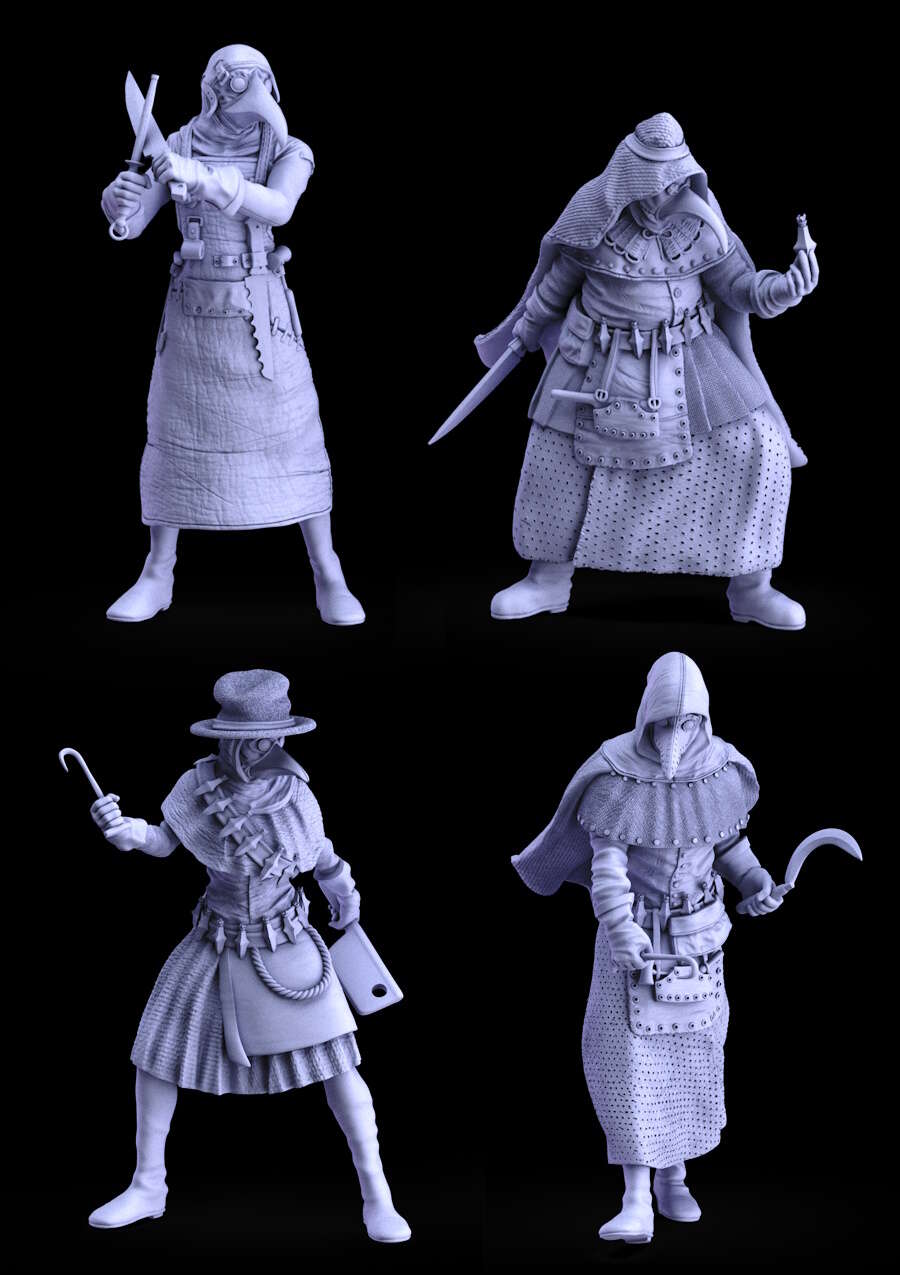 Medieval Inquisition STLs [BUNDLE] - Three Sails Studios | Wargaming ...