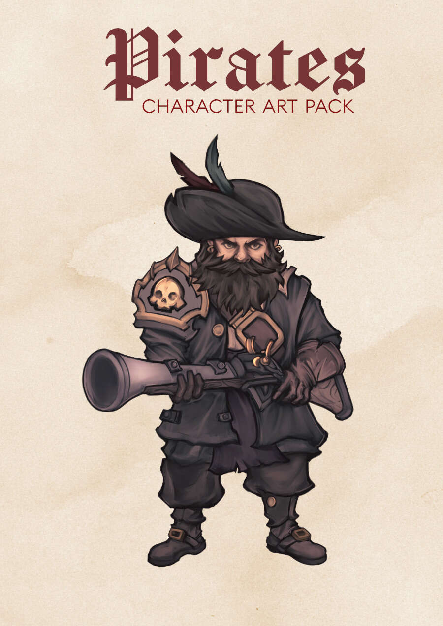 Pirates - Character Art Pack - Roninjutsu | DriveThruRPG
