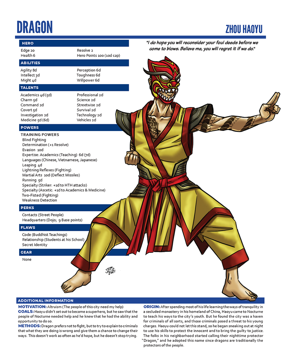 Blood & Justice: Iconic Characters - Harmless Forest Creature Games | DriveThruRPG