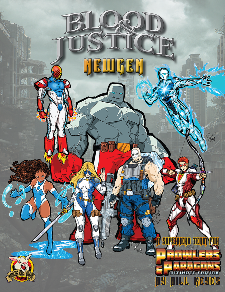 Blood & Justice: NewGen - Harmless Forest Creature Games | DriveThruRPG