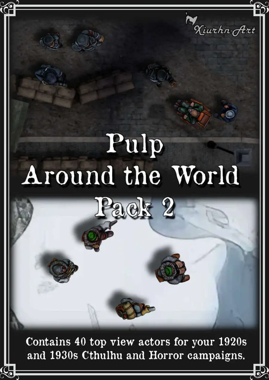 Pulp - Around the World - pack 2 (40 tokens) - Xiurhn-Art | DriveThruRPG