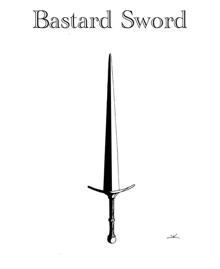 Bastard Sword - Stock Art - Jeff Koch Stock Art | Items | DriveThruRPG