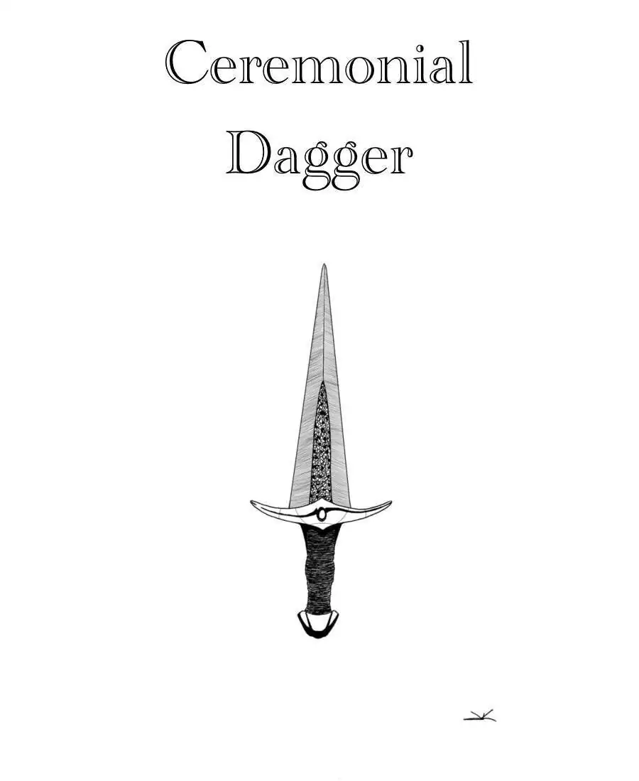 Ceremonial Dagger - Stock Art - Jeff Koch Stock Art | Items | DriveThruRPG